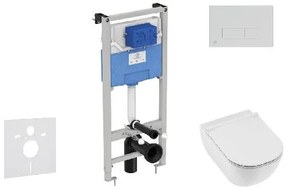 Ideal Standard ProSys - Set předstěnové instalace, klozetu a sedátka Mio, tlačítka Oleas M2, Rimless, Slowclose, Antibak, bílá ProSys120M SP67