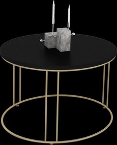 ADRK Furniture Konferenční stolek NOEL CT-NOE-G-B