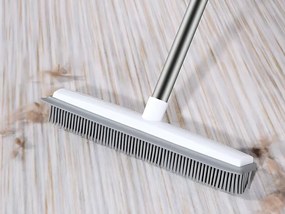 Verk Group Gumovo-silikonový smeták s kovovou rukojetí 120 cm