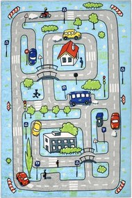 Bellatex Kobereček dětský Modrá,Šedá 100x150 cm