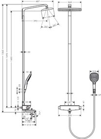 Hansgrohe Raindance E Sprchový systém 27113400