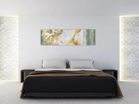 Obraz - Rozkvetlé kaktusy (170x50 cm)