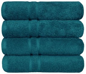 SCANquilt bavlněný ručník COTTONA petrolejová ručník 50 x 100 cm