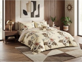 Oboustranné povlečení DUO SENSE SANDORA krémové + povlak na polštářek 40x50 cm ZDARMA Rozměr povlečení: 70 x 90 cm | 140 x 200 cm