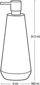 Spirella JOSHUA světle modrá / Dávkovač mýdla / Matný povrch / Keramik