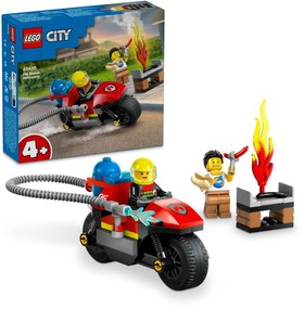 Lego stavebnice lego city 60410 hasičská záchranná motorka