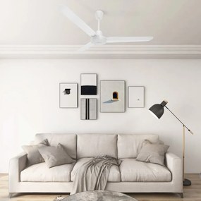 vidaXL Stropní ventilátor 142 cm [51484] Barva: Bílá