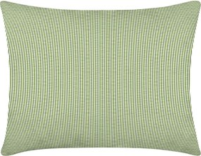 Krepové povlečení V kapradinách s pruhem - bílozelená Velikost: 140 x 220 + 70 x 90