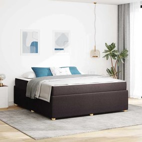 Rám postele Tmavě hnědá 180 x 200 cm textil 3398421