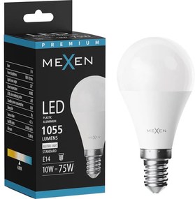 Mexen Nova LED žárovka E14, G45, 10W, Neutrální - 4000K, 1055 lm - L101-E14-1040-01