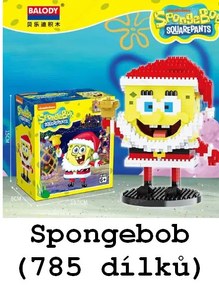 Spongebob stavebnice Číslovka: Spongebob (785 dílků)