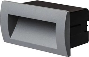 RED R12538 GORDIQ L zápustná antracitová 230V LED 3W IP65 3000K - RED - DESIGN RENDL