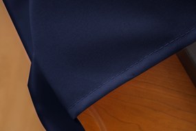 Tmavě modrý závěs OXFORD LIGHT 140x250 cm Zavěšení: Kovové kroužky