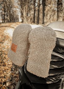 Inf Rukavice na kočárek Lamb – hnědá
