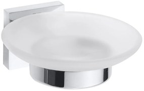 Sapho, X-SQUARE mýdlenka mléčné sklo, chrom, XQ802