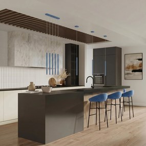 Sollux Lighting Nástěnné svítidlo PASTELO 2 azurové