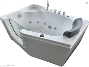 Hydromasážní vana Essente Castylia SGM-KL9103 170 × 75 cm  pro osoby s pohybovým omezením, osoby se zdravotním postižením a seniory