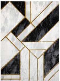 Hans Home | Kusový koberec Emerald 1015 black and gold - 160x220