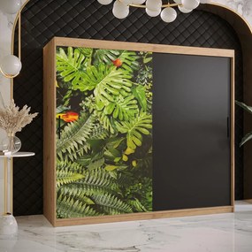 Šatní skříň Paproč | 200 cm | artisan