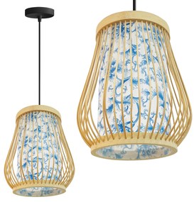 Toolight Toolight, závěsné svítidlo 1xE27 APP1577-5C, přírodní hnědá, OSW-03617