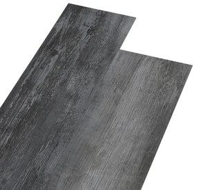 Podlahová krytina PVC 4,46 m² 3 mm samolepicí lesklá šedá,  146579