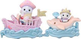 Sylvanian families 5820 mořská vozítka a baby figurky  v zábavném parku