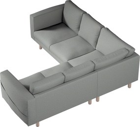 Potah na pohovku IKEA Norsborg rohová 4-místná barva modrá látka pletený vzor