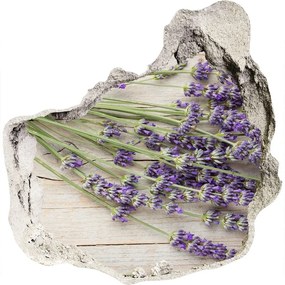Wallmuralia Samolepící nálepka Levandule v květináči 75x75 cm