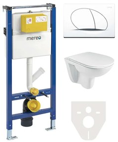 Mereo, WC komplet pro sádrokarton s příslušenstvím MM02SETR