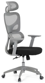 Autronic Kancelářská židle KA-K2081 Barva opěráku: Šedá