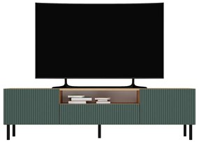 Televizní stolek KAMA SLIM 2D1S artisan/zelená
