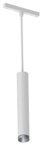 Závěsné válcové svítidlo do napájecí lišty Pointer Spot Pendant 48V Barevná varianta: Bílá / Stříbrná, Teplota chromatičnosti / Stmívání: 2700 Kelvinů…