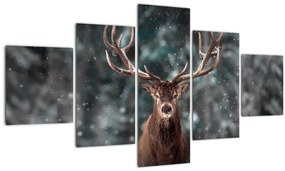 Obraz - Majestátnost jelena (125x70 cm)