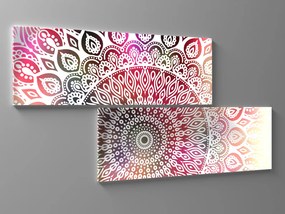 Liox Obraz jarní mandala Rozměr: 180 x 90 cm