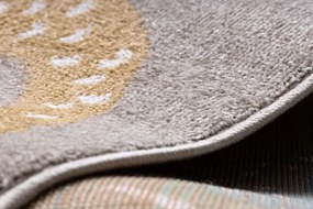 Dywany Łuszczów, Dětský kusový koberec Fun Africa beige, 80x150, vícebarevná, dětský pokoj