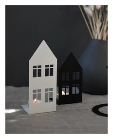 Kovová dekorace/svícen Storgatan House White 18 cm Storefactory Scandinavia
