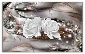 Malvis ® Obraz Abstraktní růže Velikost: obdélník - 50x30 cm