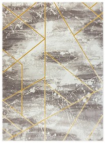 Hans Home | Kusový koberec Core 1818 Geometric ivory/gold - 200x290
