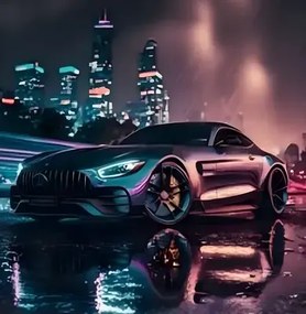 NORIMPEX Diamantové malování Mercedes Benz / 30x40 cm