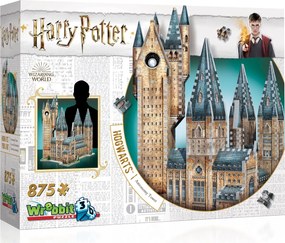3d puzzle wrebbit 3d puzzle harry potter: bradavice, astronomická věž 875 dílků