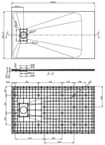 BPS-koupelny Obdélníková akrylátová sprchová vanička HYD-OSV-JUKO 140x80 bílá