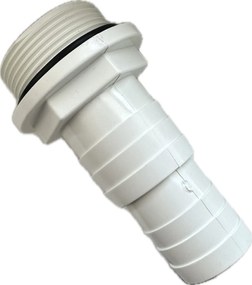 Poolservis ABS bílý trn hadicový 38/32 x 1 1/2" s o-kroužkem