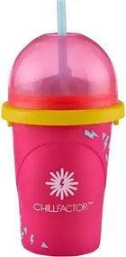 CHILLFACTOR Slushy Maker růžový / Výrobník ledové tříště / Bez elektři