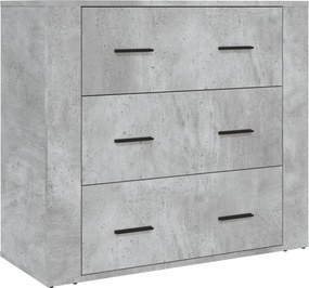Skříň highboard betonově šedá kompozitní dřevo 3185395