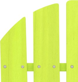 Zahradní židle Adirondack masivní jedlové dřevo zelená 315876
