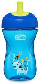 Chicco hrneček Advanced s hubičkou ve tvaru brčka 266 ml modrý