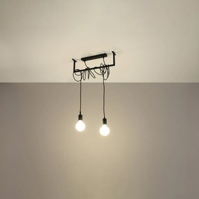 Sollux Lighting Lustr SALAMANCA 2 černý