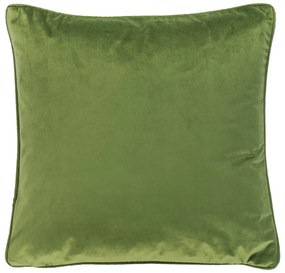 Tmavě zelený polštář Tiseco Home Studio Velvety, 45 x 45 cm