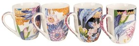 Set 4 porcelánových hrnků Tijn – 300 ml