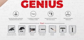 CEN GNS-081240 Solární reflektor LED GENIUS SOLARE SLIM 8W 4000K 950lm IP65 - CENTURY
